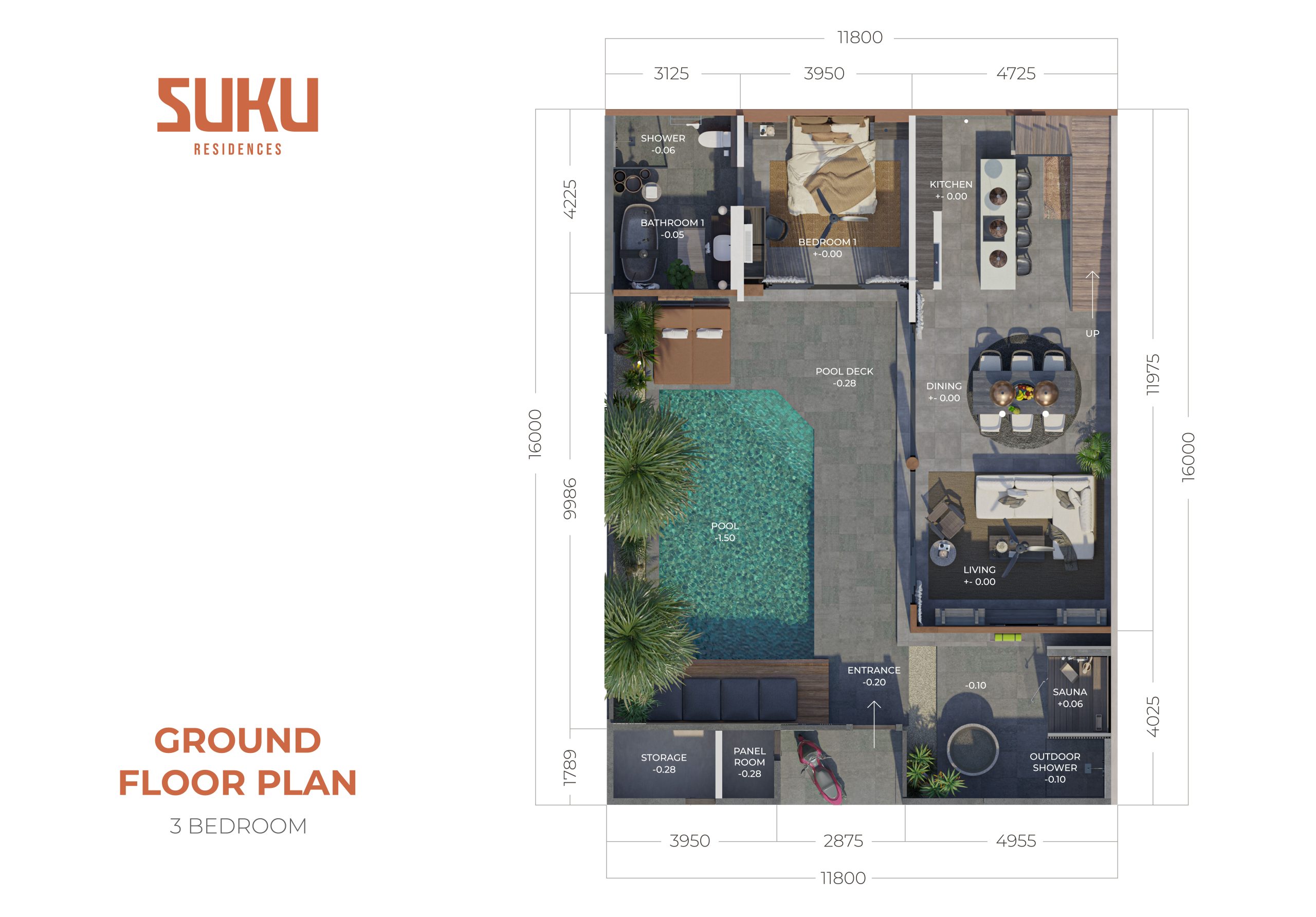 3 Bedroom - Balitecture